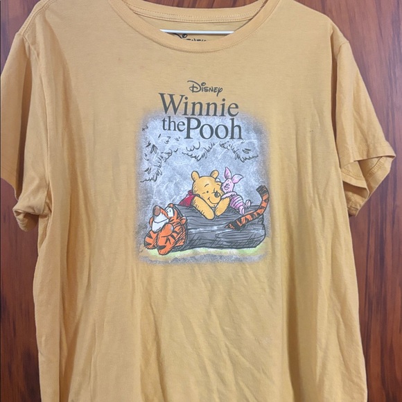 Disney | Tops | Disney Winnie The Pooh Mustard Tee | Poshmark